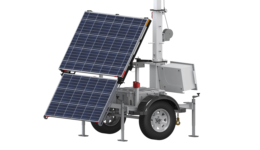 Compact Solar-Powered Battery Trailer | Ver-Mac