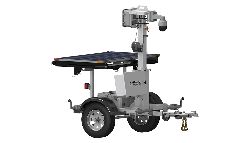Compact Solar-Powered Battery Trailer | Ver-Mac