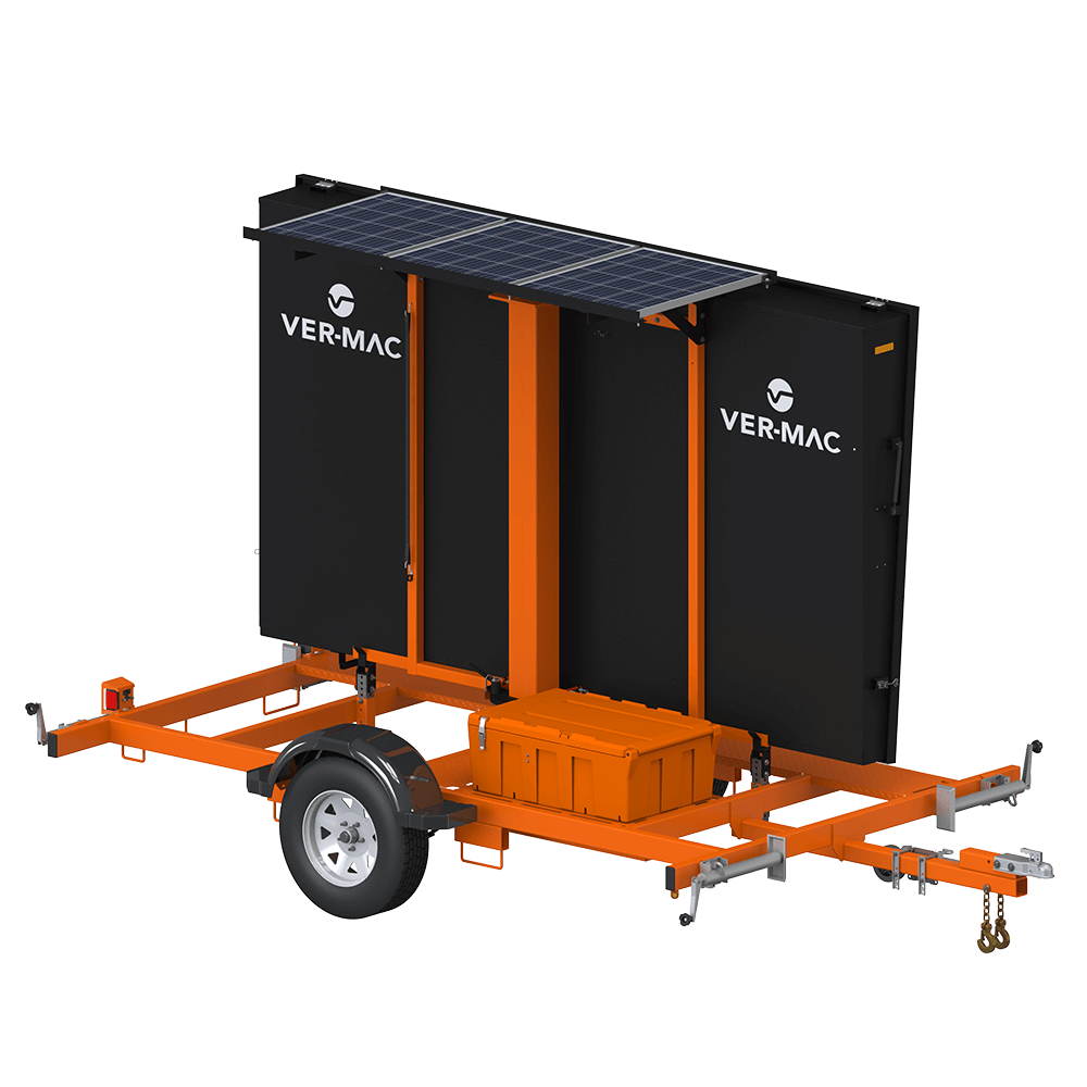 Construction Portable Changeable Message Sign Portable Variable