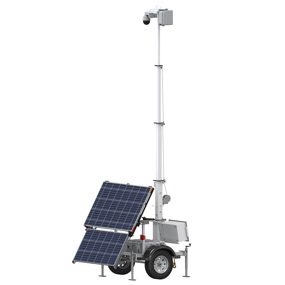 Compact Solar-Powered Battery Trailer | Ver-Mac