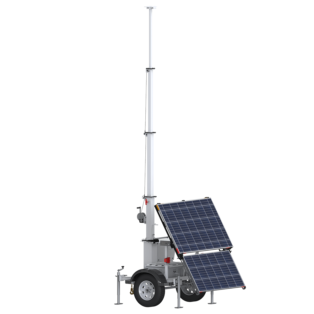 Compact Solar-Powered Battery Trailer | Ver-Mac