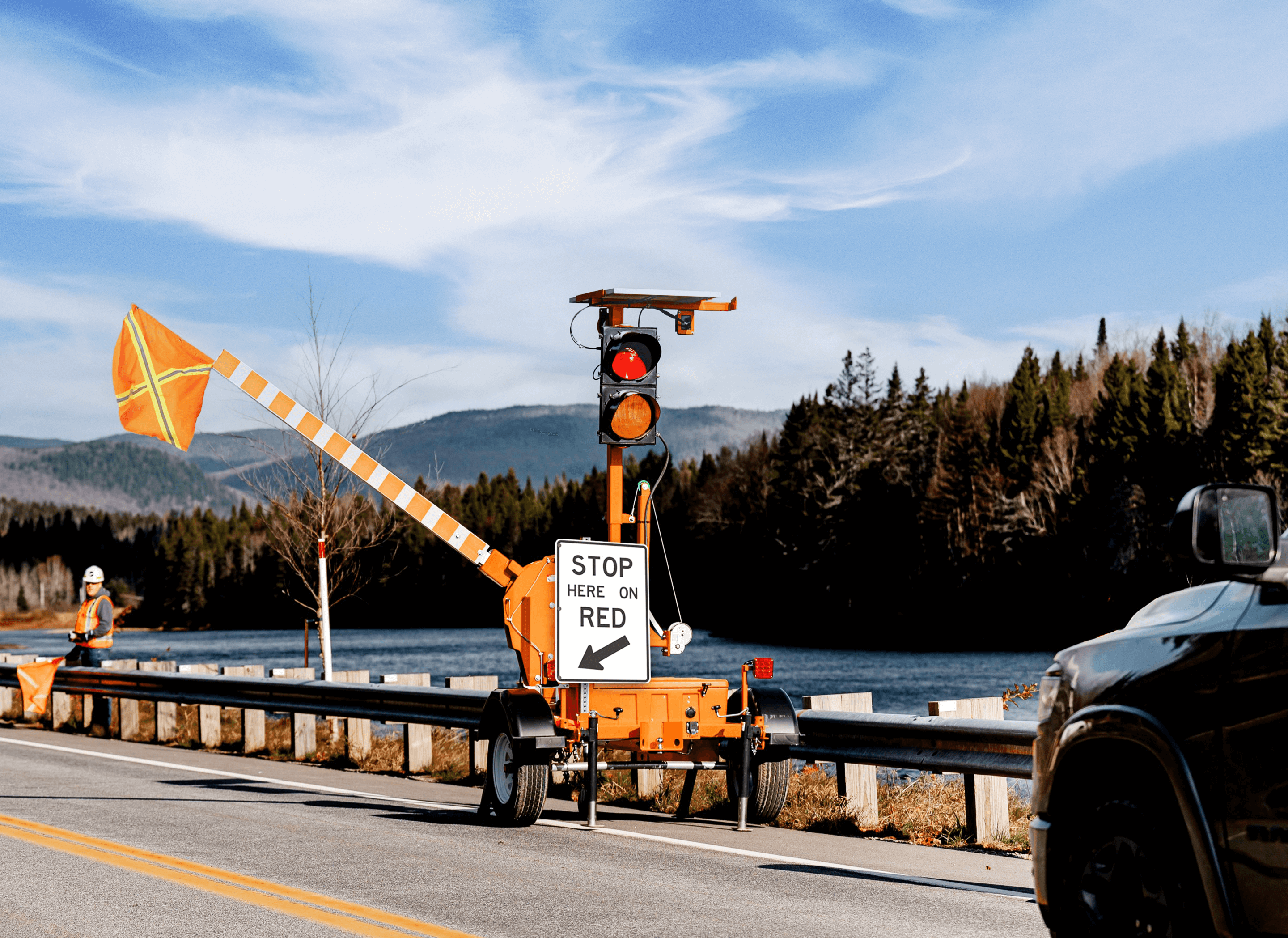 Barrière Signaleur Flagger-Mac | Ver-Mac